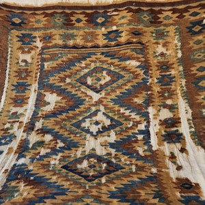 19th Century Antique Balkans Rug Handwoven Manastır Kilim, Antique Rug ...