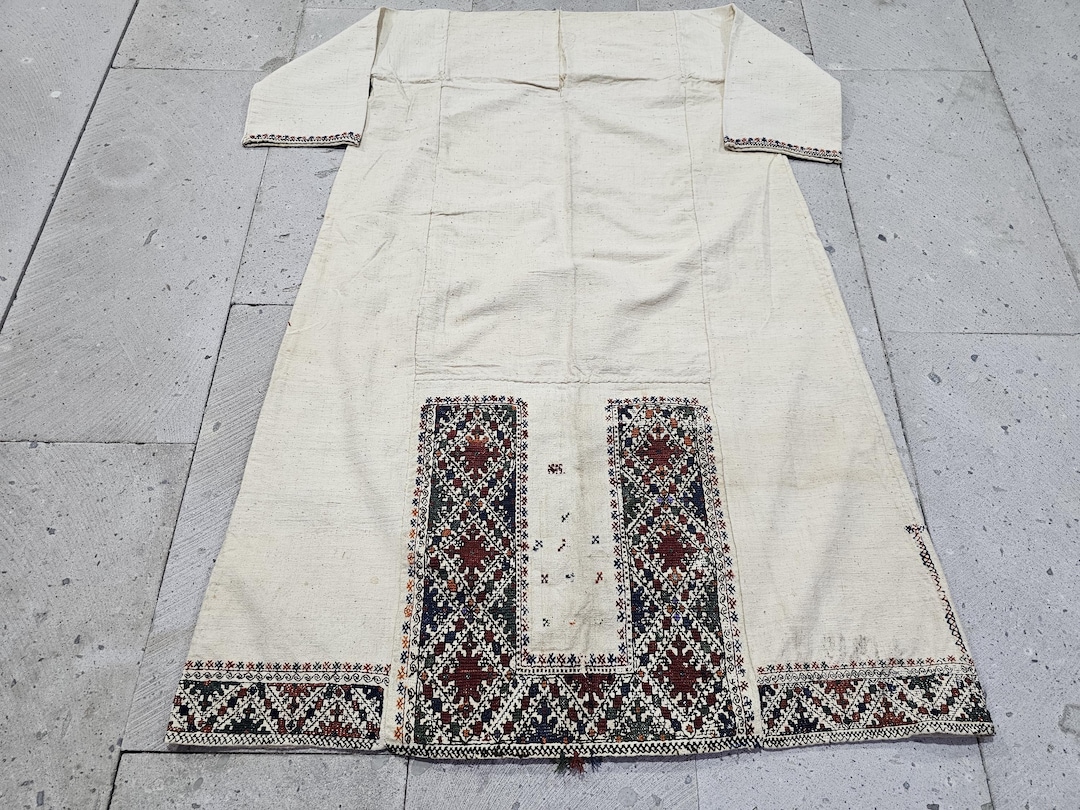 Antique Turkish Clothes,hand Knitted Dress,hand Embroidery Dress on ...