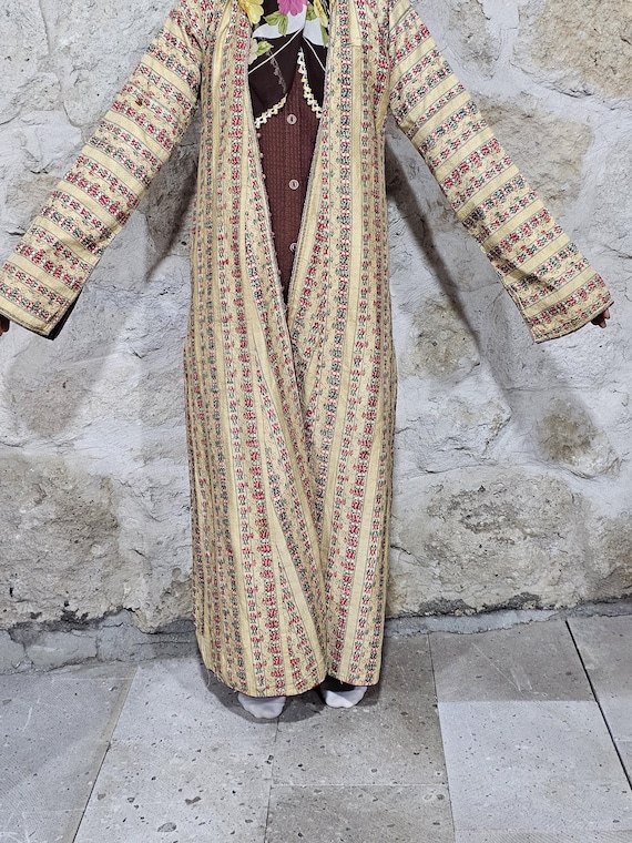 Antique Turkish Robe,Ottoman ENTARI, Costume Uc Etek,… - Gem