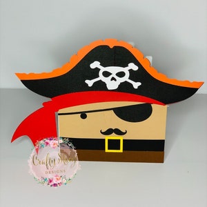 Pirate Theme Favor Box, Pirate Favor Box, Pirate Treat Boxes, Pirate ...