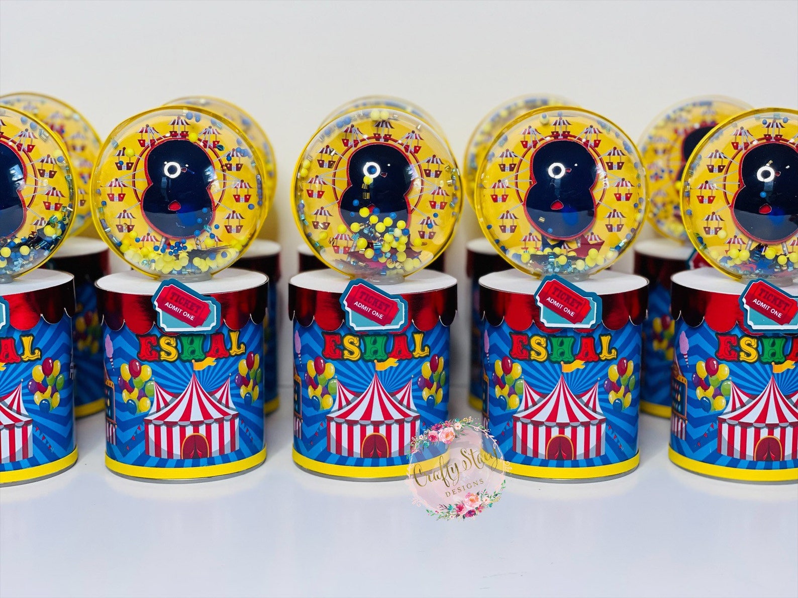 Carnival Themed Pringles, Circus Themed Pringles, Carnival Favor Box ...
