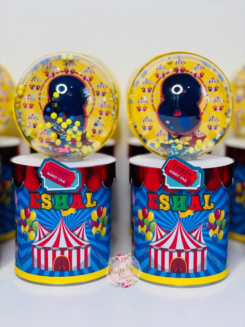 Carnival Themed Pringles, Circus Themed Pringles, Carnival Favor Box ...