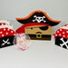 Pirate Theme Favor Box, Pirate Favor Box, Pirate Treat Boxes, Pirate ...
