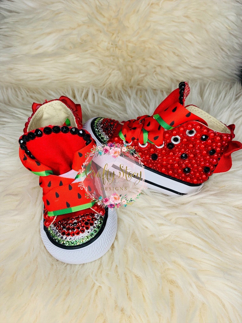 Girls Watermelon Shoes, Girls Watermelon Converse, Watermelon Shoes ...