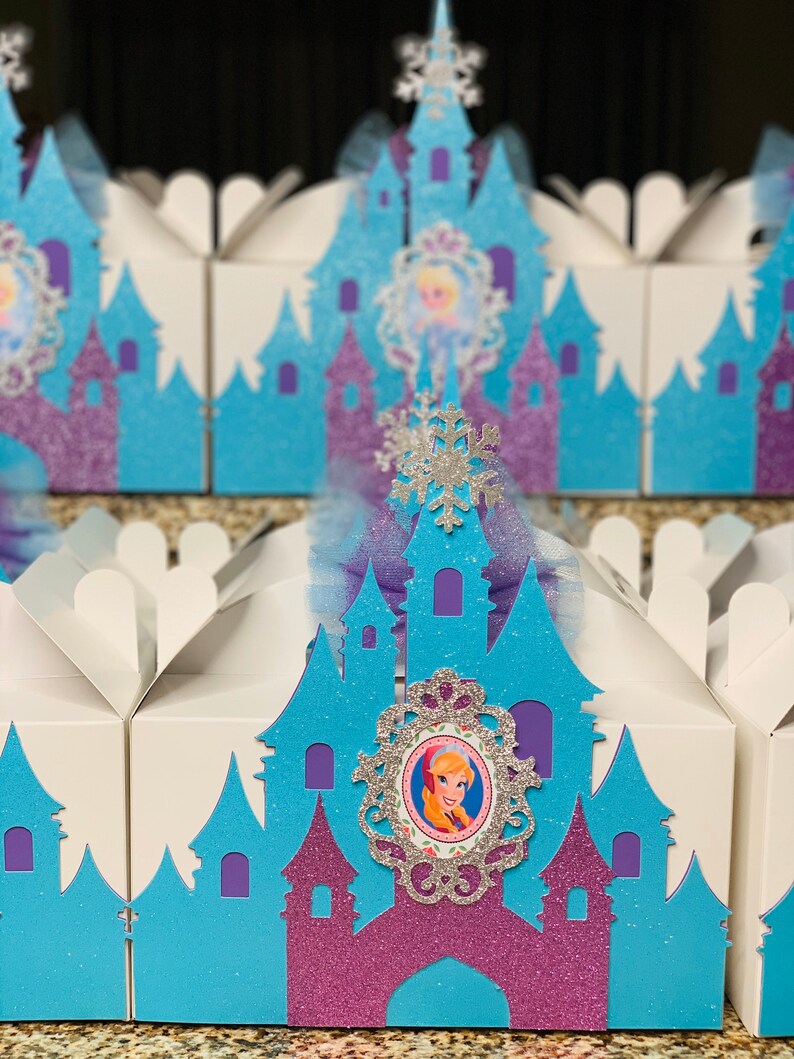Frozen Favor Boxes Frozen Treat Boxes Frozen Favor Bags - Etsy
