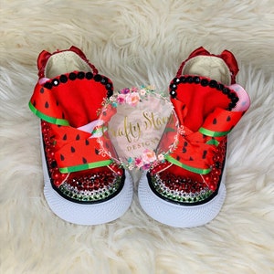 Girls Watermelon Shoes, Girls Watermelon Converse, Watermelon Shoes ...