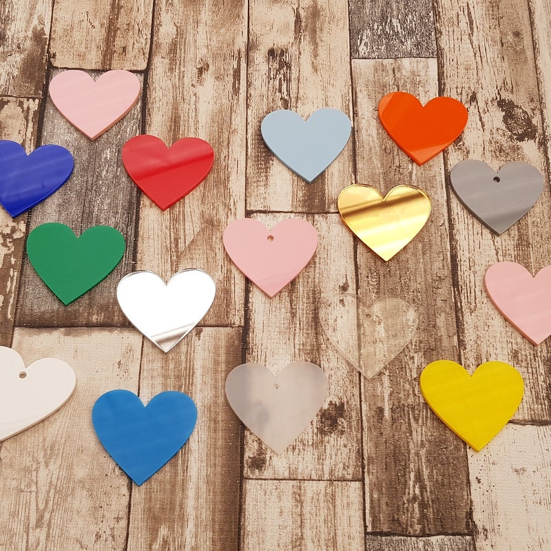 Silver Hearts Forms - Etsy UK