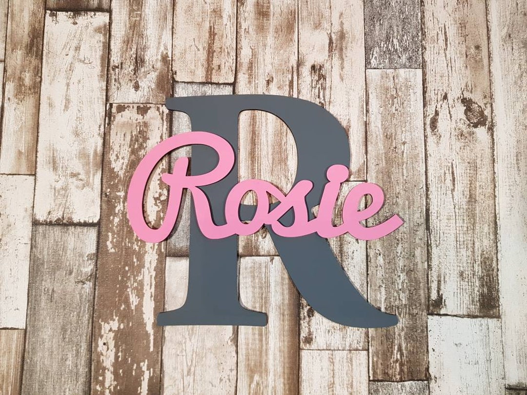 Extra Large Letter and Name Plaque - Etsy