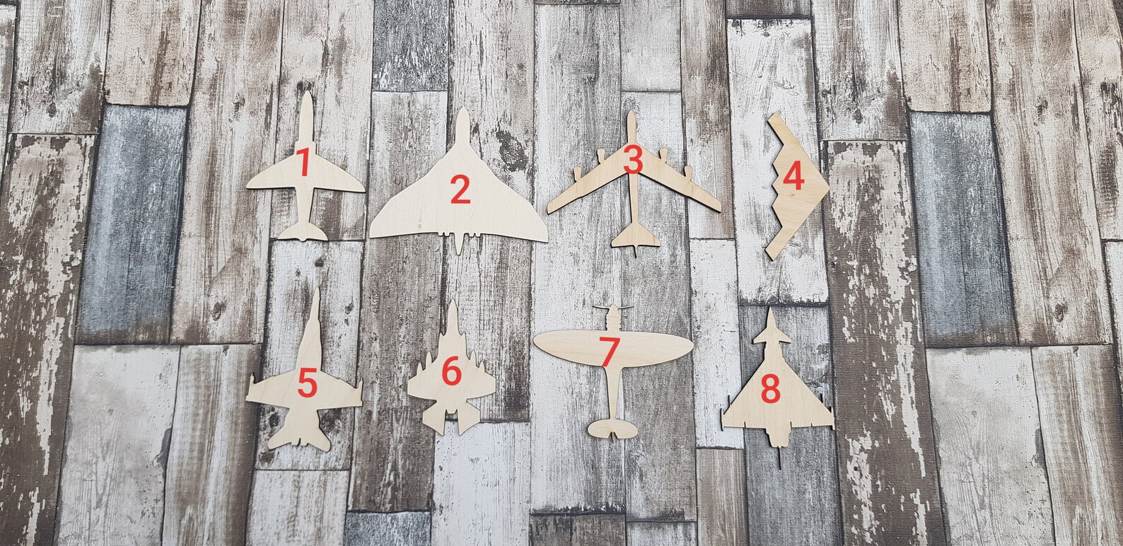 Plane Fighter Jet Wooden Craft Blanks - Etsy