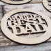 Worlds Best Dad Coaster Fathers Day Gift - Etsy