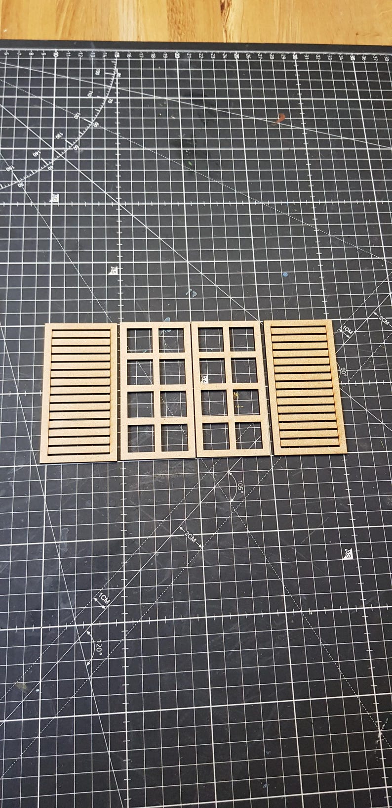 Dolls House Window and Louver Panel Shutter Kit - Etsy