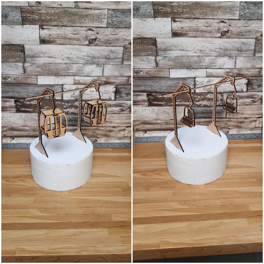 Ski Lift Gondola Chair Lift Cake Topper - Etsy