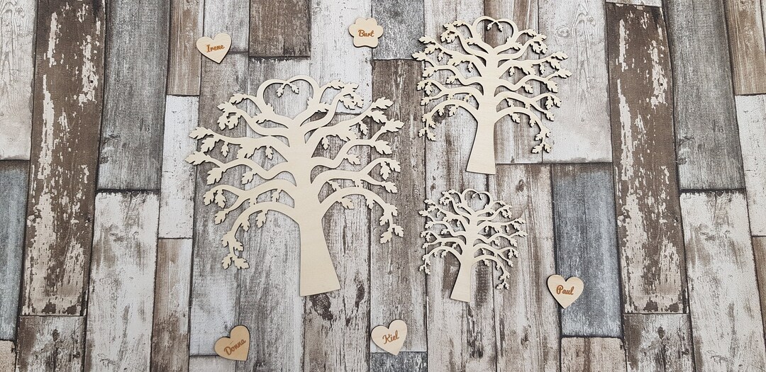 Wooden Tree Craft Blanks Real Wood or Mdf Various Sizes Available ...
