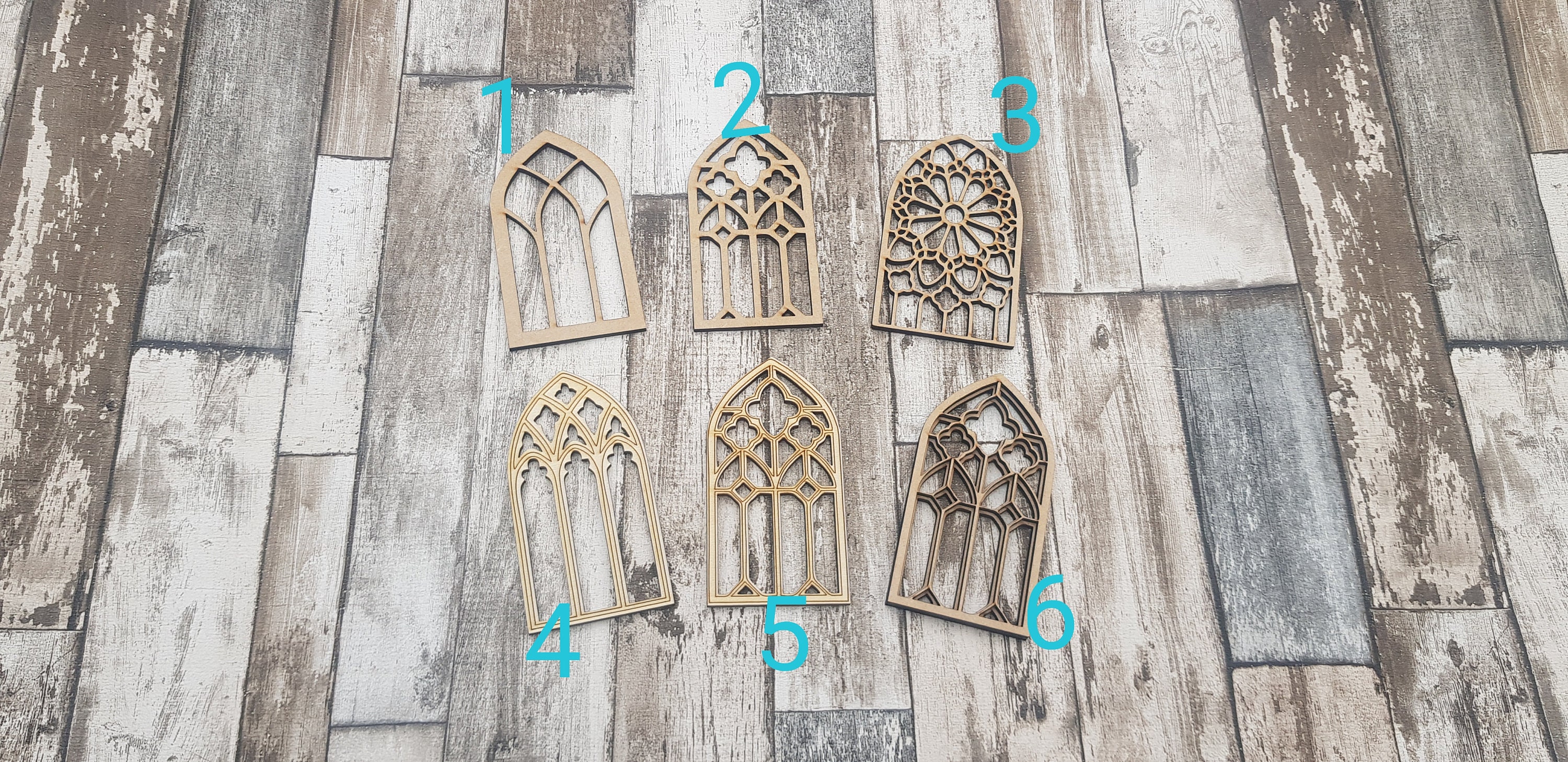 Church Style Gothic Cathedral Window Frame Craft Blanks - Etsy