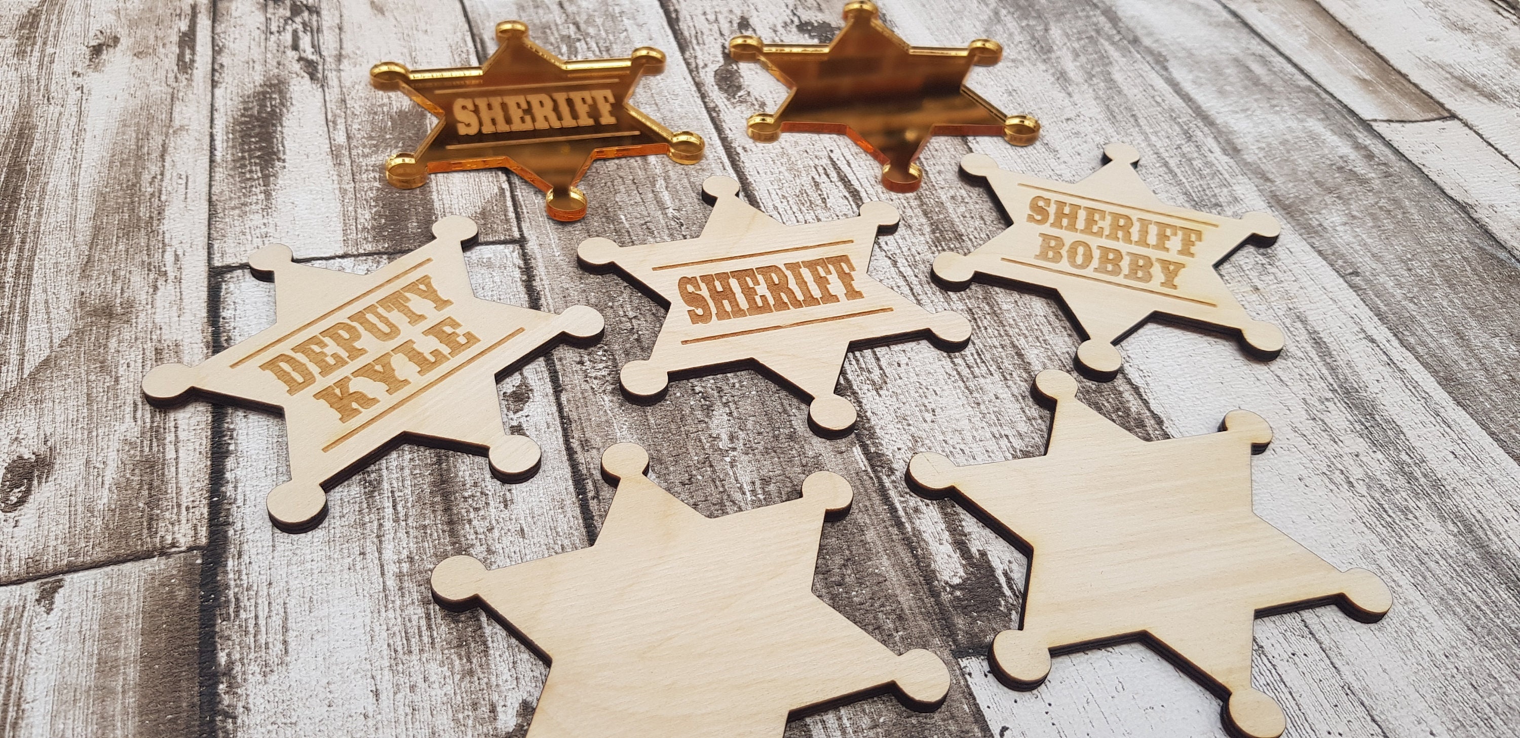 Toy Sheriff Badge - Etsy