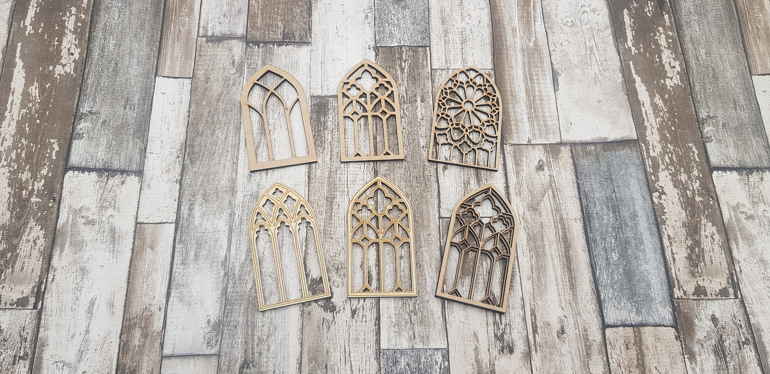 Church Style Gothic Cathedral Window Frame Craft Blanks - Etsy