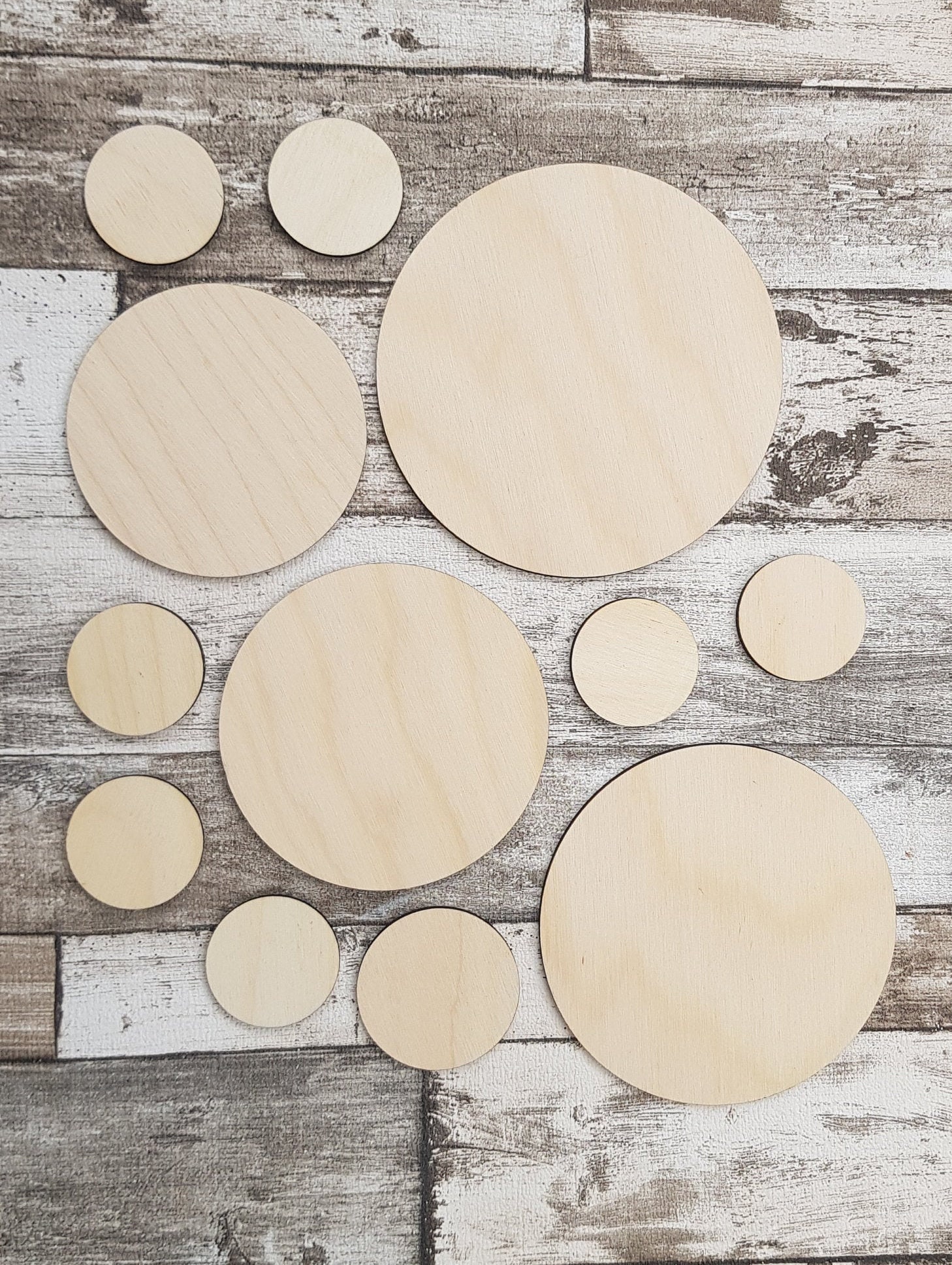 Wood Circle Discs Craft Blanks - Etsy UK