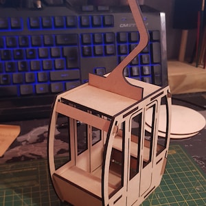 Ski Lift Ski Gondola Laser Cut Assembly Kit - Etsy