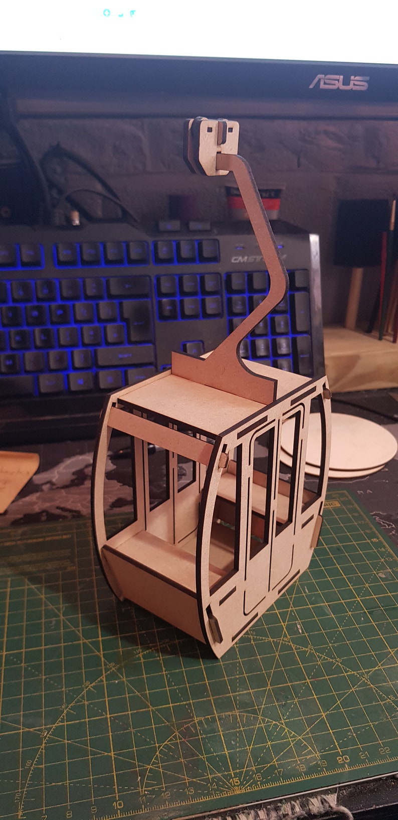 Ski Lift Ski Gondola Laser Cut Assembly Kit - Etsy