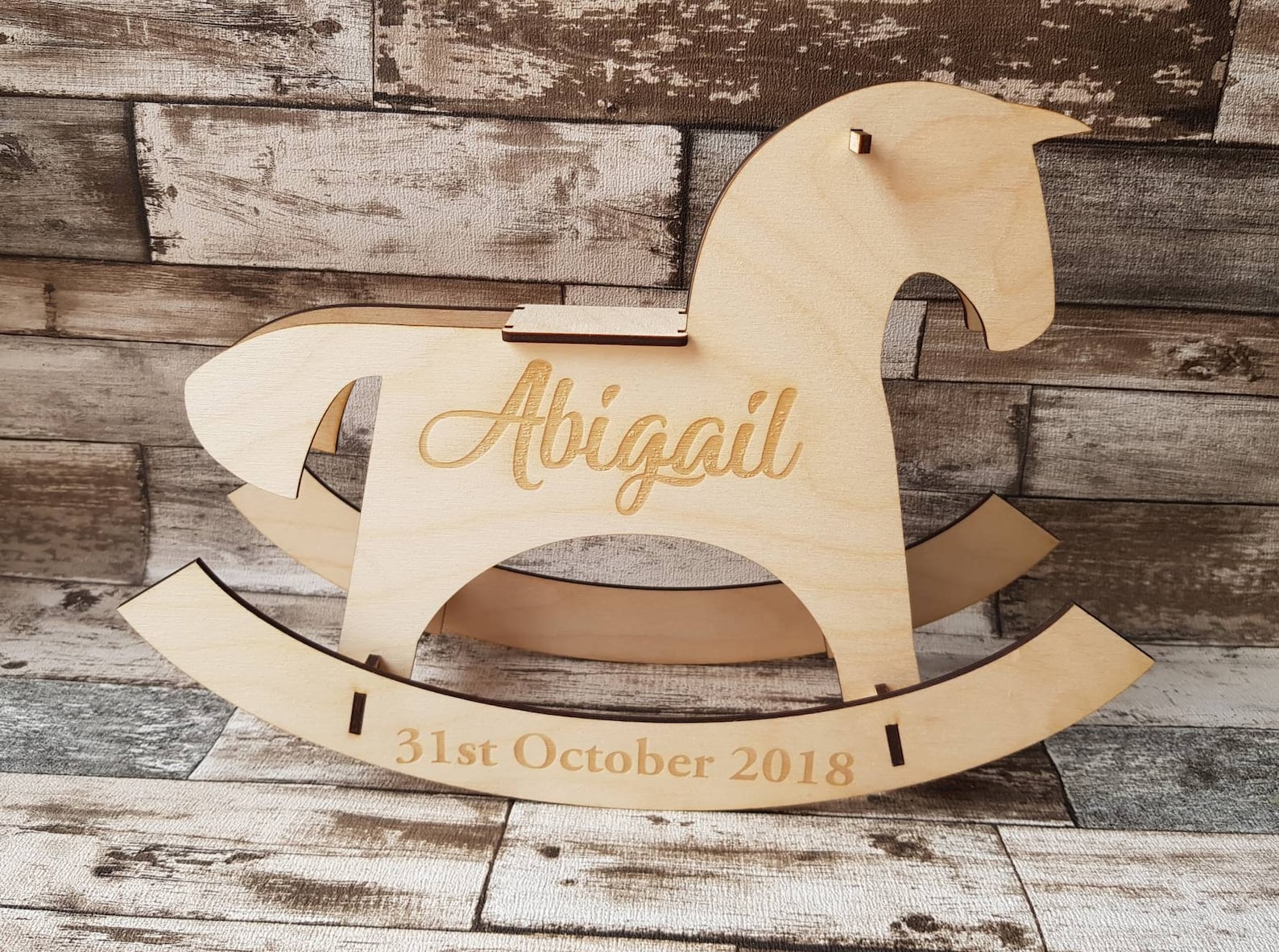 Personalised Show Rocking Horse - Etsy