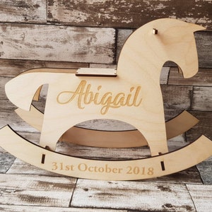 Personalised Show Rocking Horse - Etsy