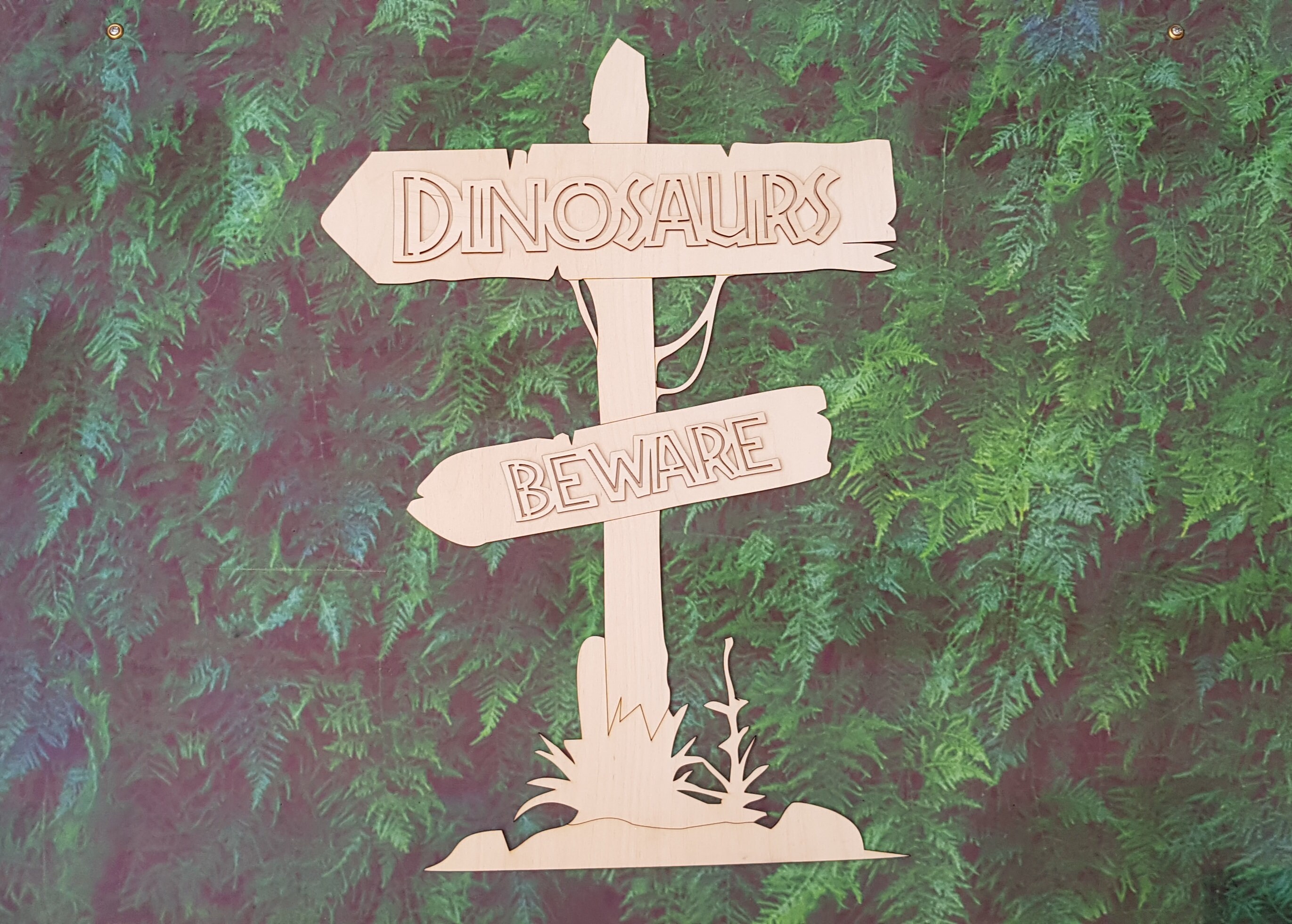 GIANT Dinosaur Room Decor Sign T-rex Prehistoric | Etsy