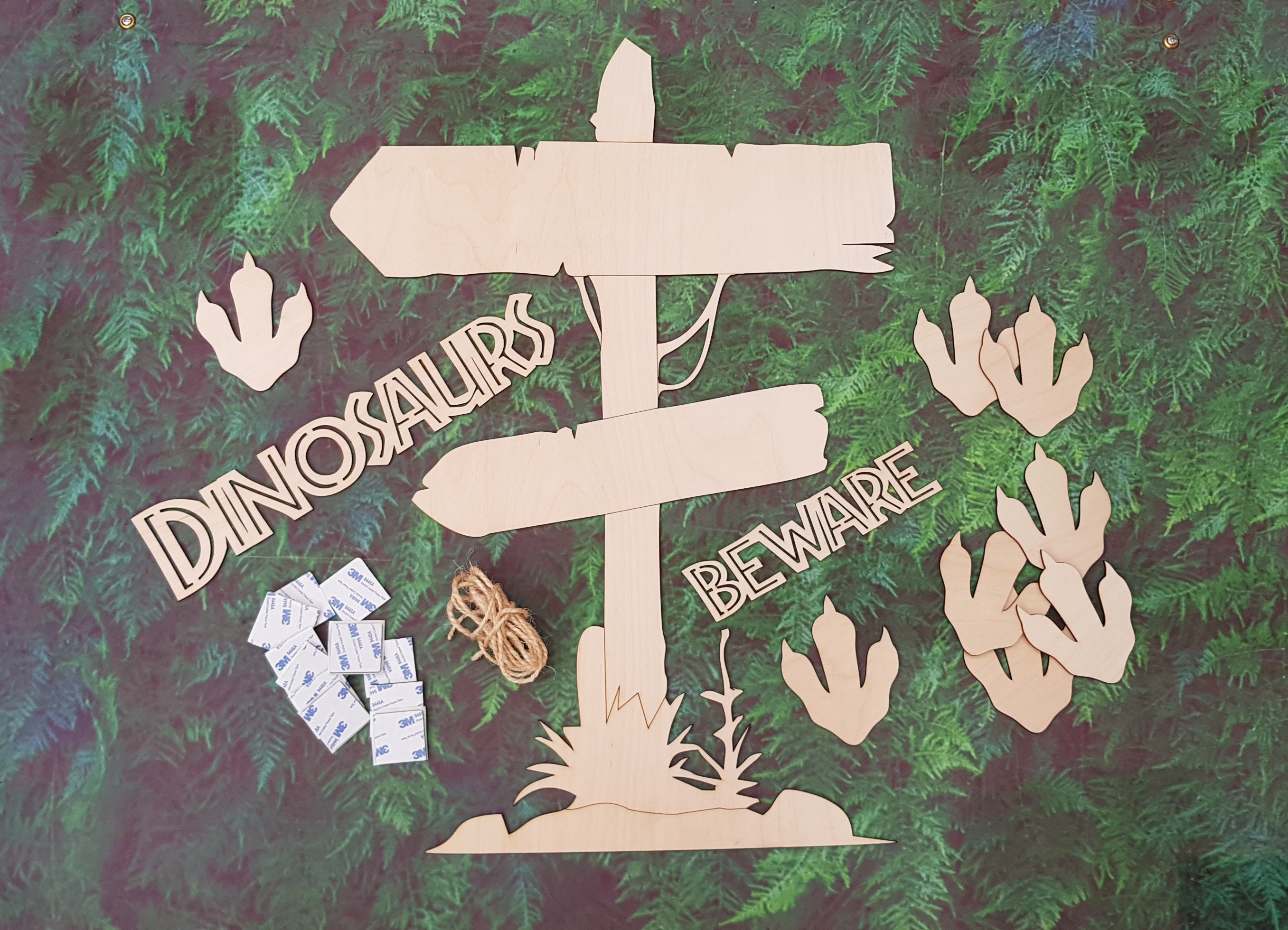 GIANT Dinosaur Room Decor Sign T-rex Prehistoric | Etsy