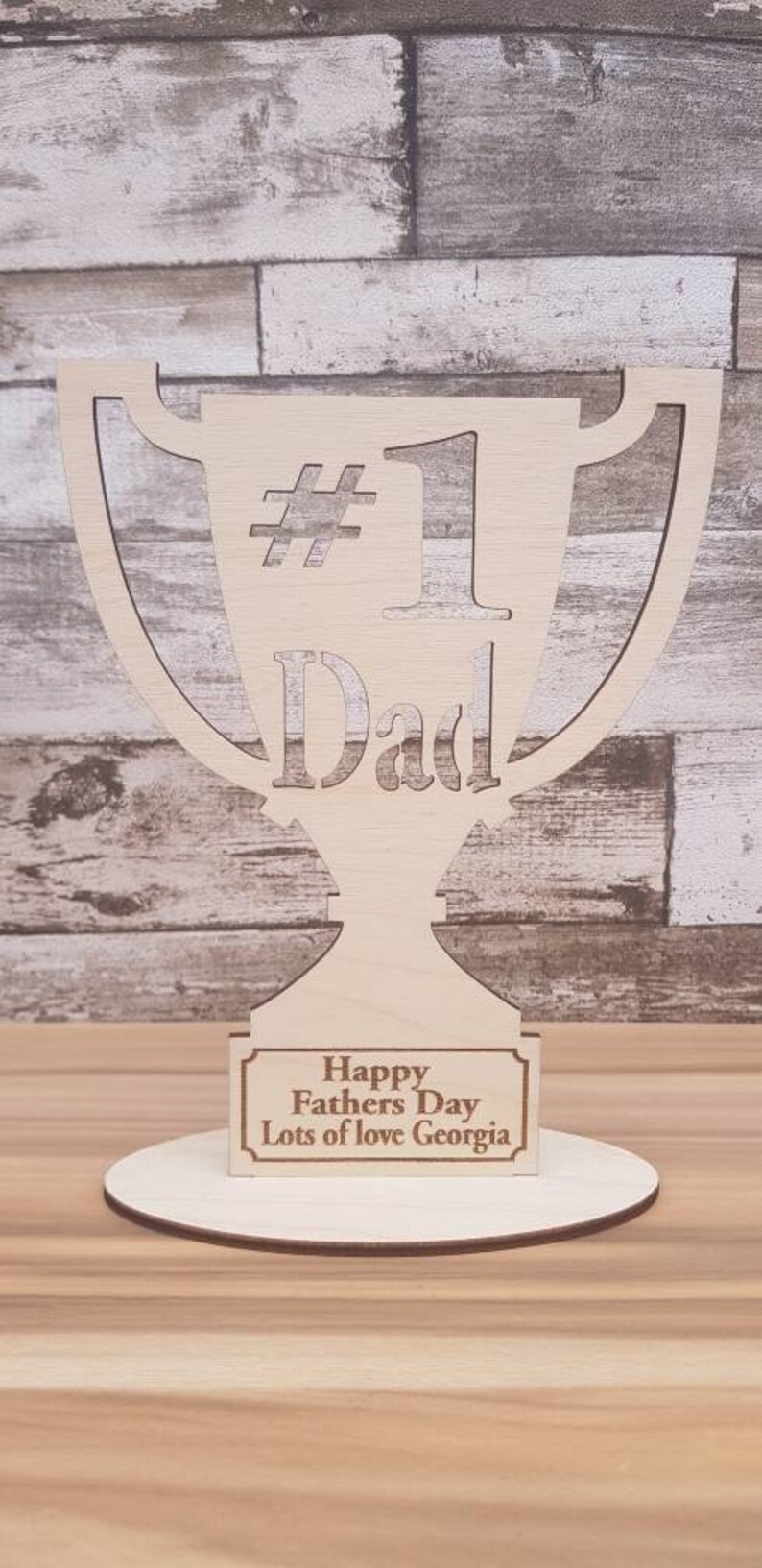 Personalised Trophies Fathers Day - Etsy