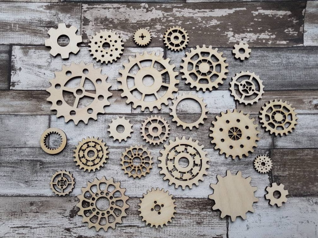 23 Piece Steampunk Style Cog Kit - Etsy