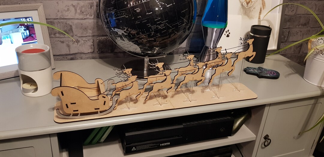 Santa Sleigh Model Assembly Kit Father Christmas (50pound Prize) - Etsy