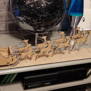 Santa Sleigh Model Assembly Kit Father Christmas (50pound Prize) - Etsy