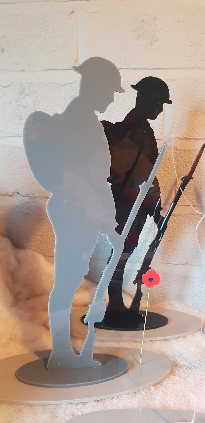 Remembrance Day Standee Soldier Silhouette Memorial - Etsy UK