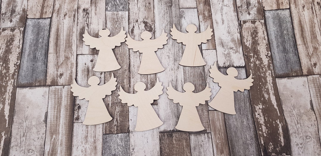 Angel Wooden Craft Blanks Christmas - Etsy UK
