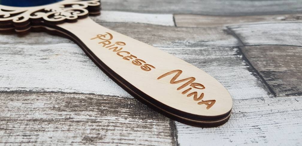 Princess Play Hand Mirrors Personalized | Etsy