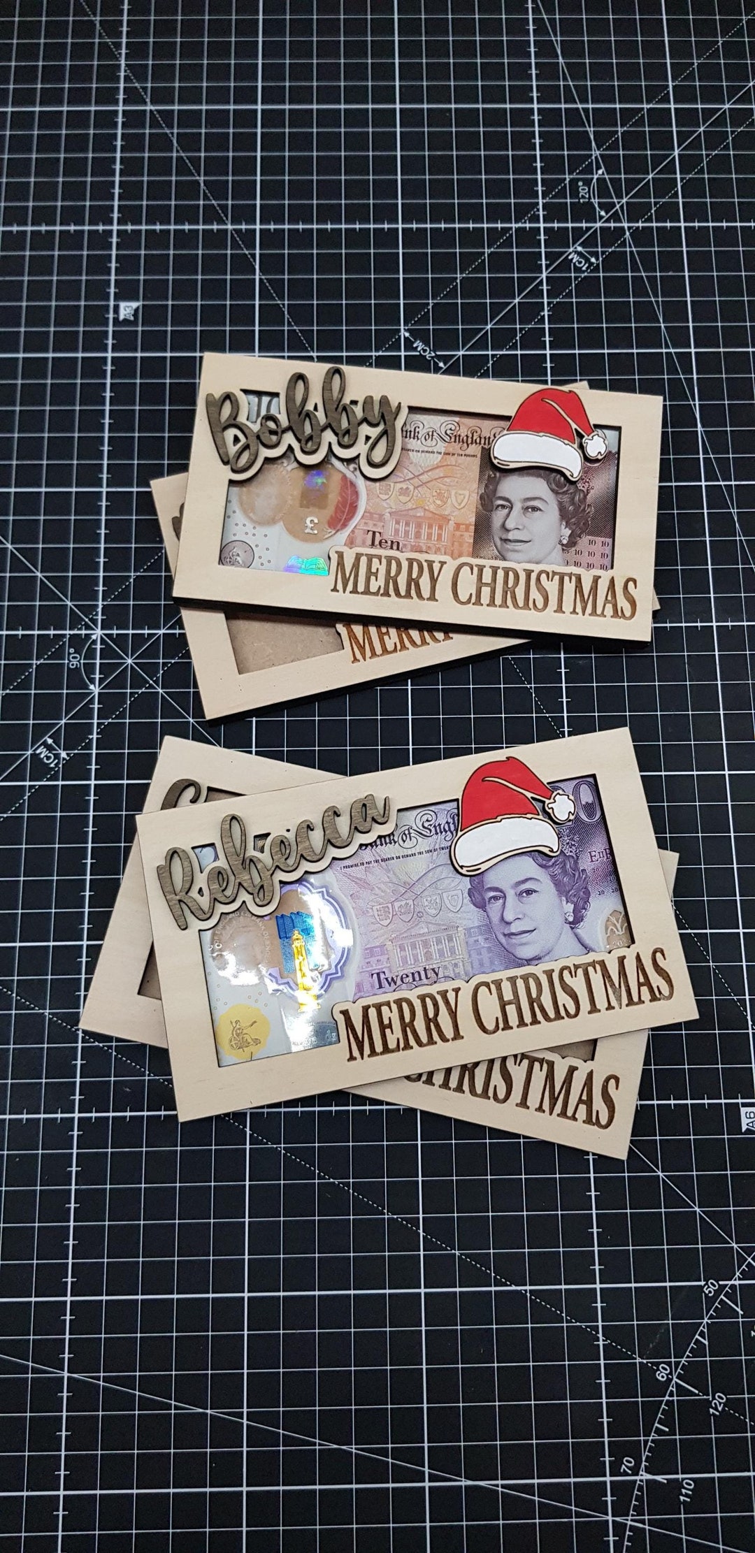 Christmas UK Bank Note Gift Case Display - Etsy