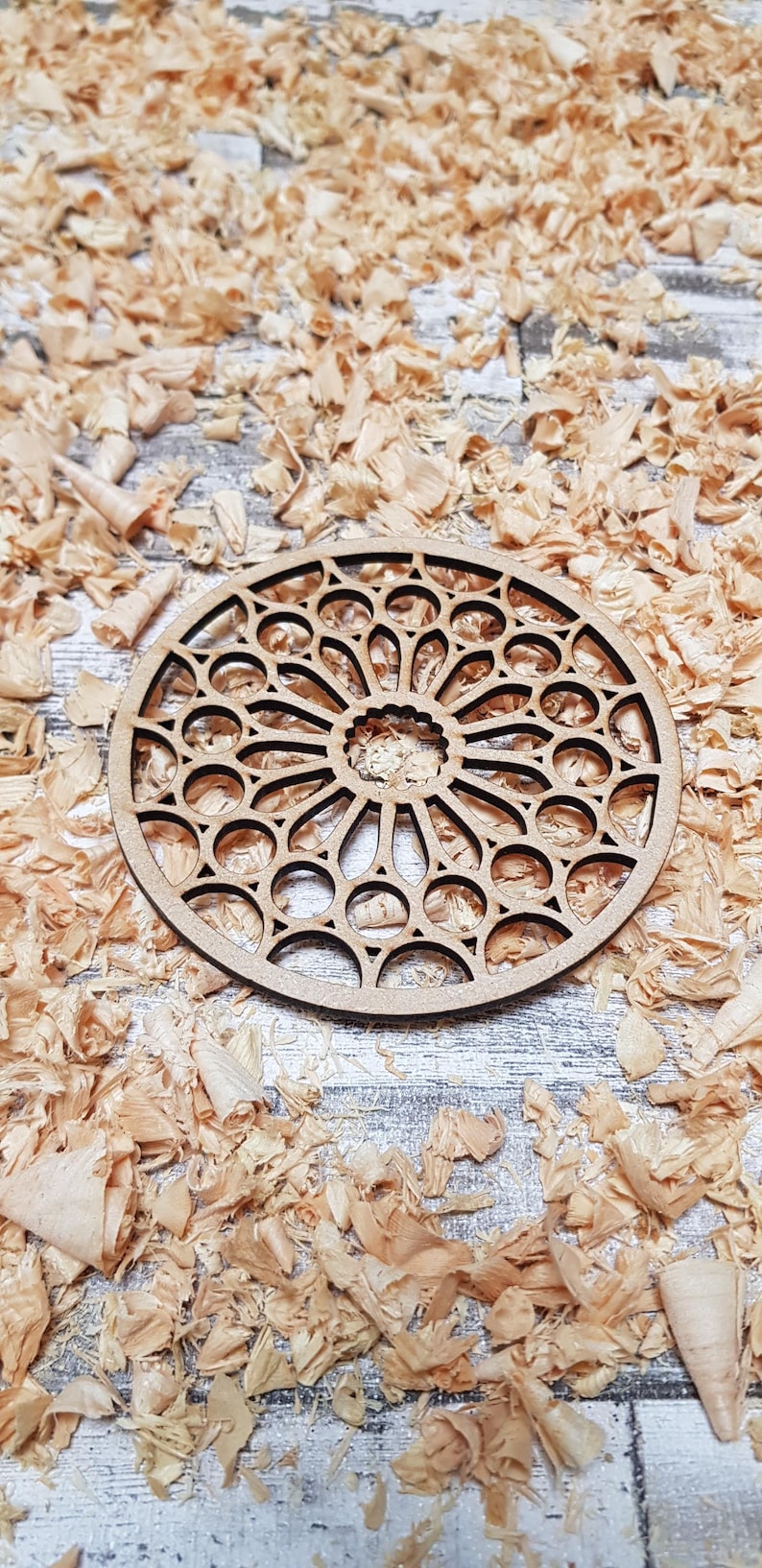 Church Style Gothic Cathedral Round Rose Window Frame Craft Blanks - Etsy