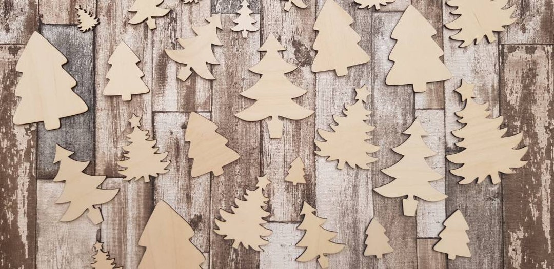 Christmas Tree Craft Blanks Shapes - Etsy