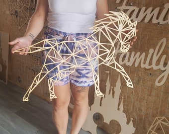 Geometric Horse Art - Etsy