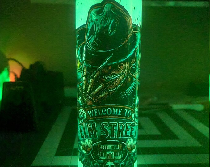 Fused Glass Art Freddy Krueger Hand Painted Bladed Glove, A Nightmare ...