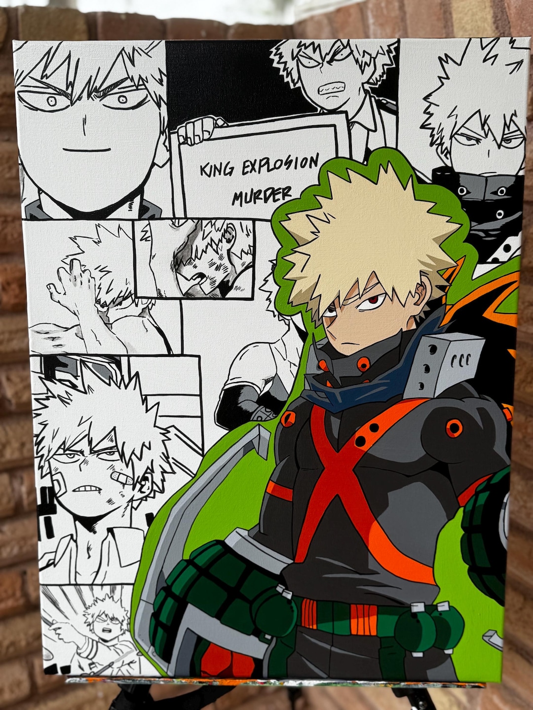 Katsuki Bakugo Painting - Etsy