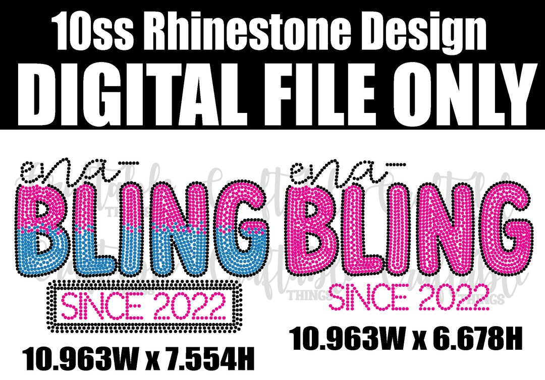 Ena-bling | Digital Rhinestone Template | Ss10 Hotfix Rhinestones | SVG ...