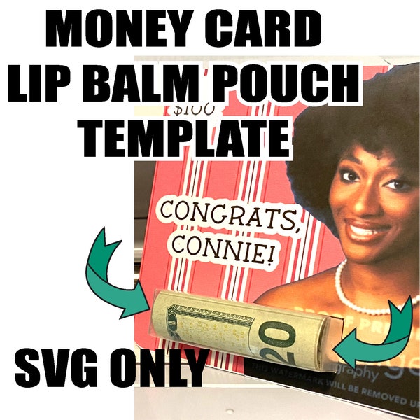 Lip Balm Card Template Svg - Etsy