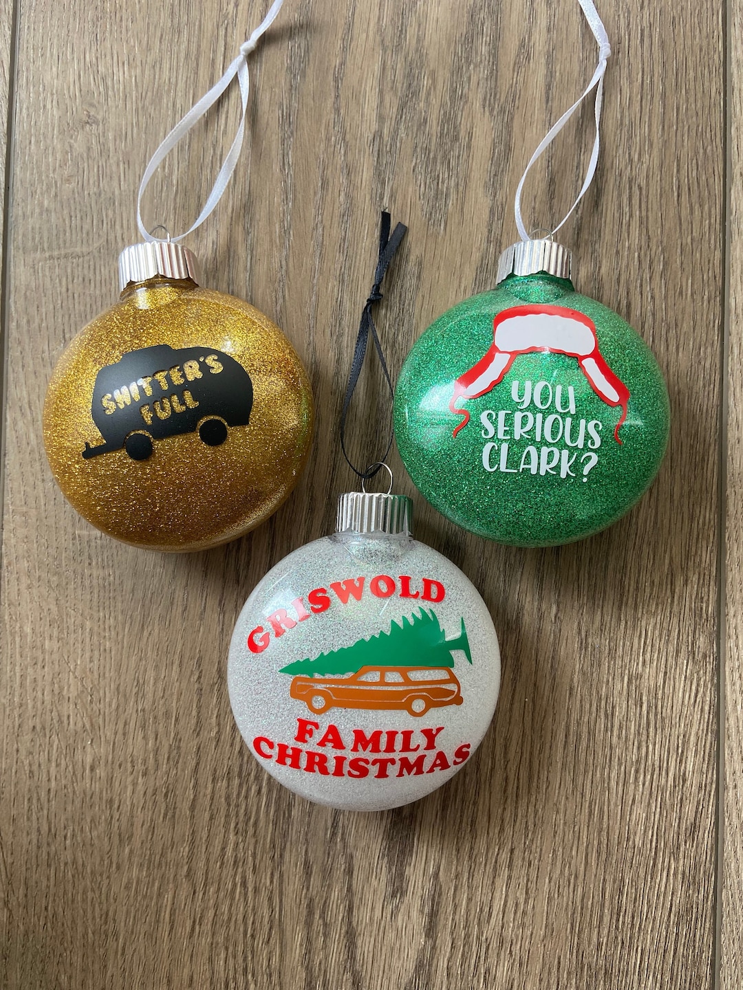 Christmas Vacation Inspired Christmas Tree Ornament Set of 3 - Etsy