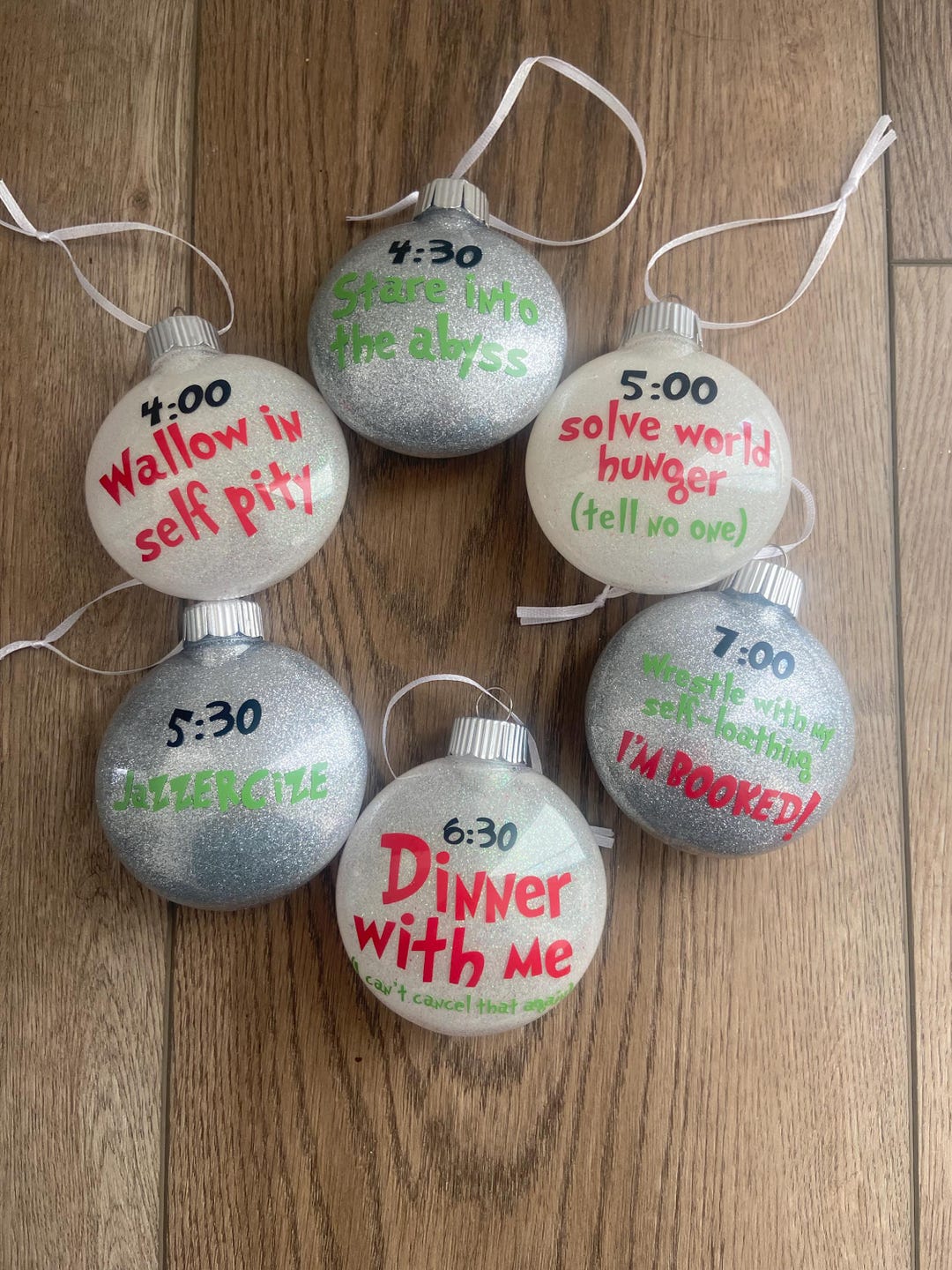 Grinch Themed - Set of 6 - Grinch Schedule - Grinch Day Schedule Set of ...