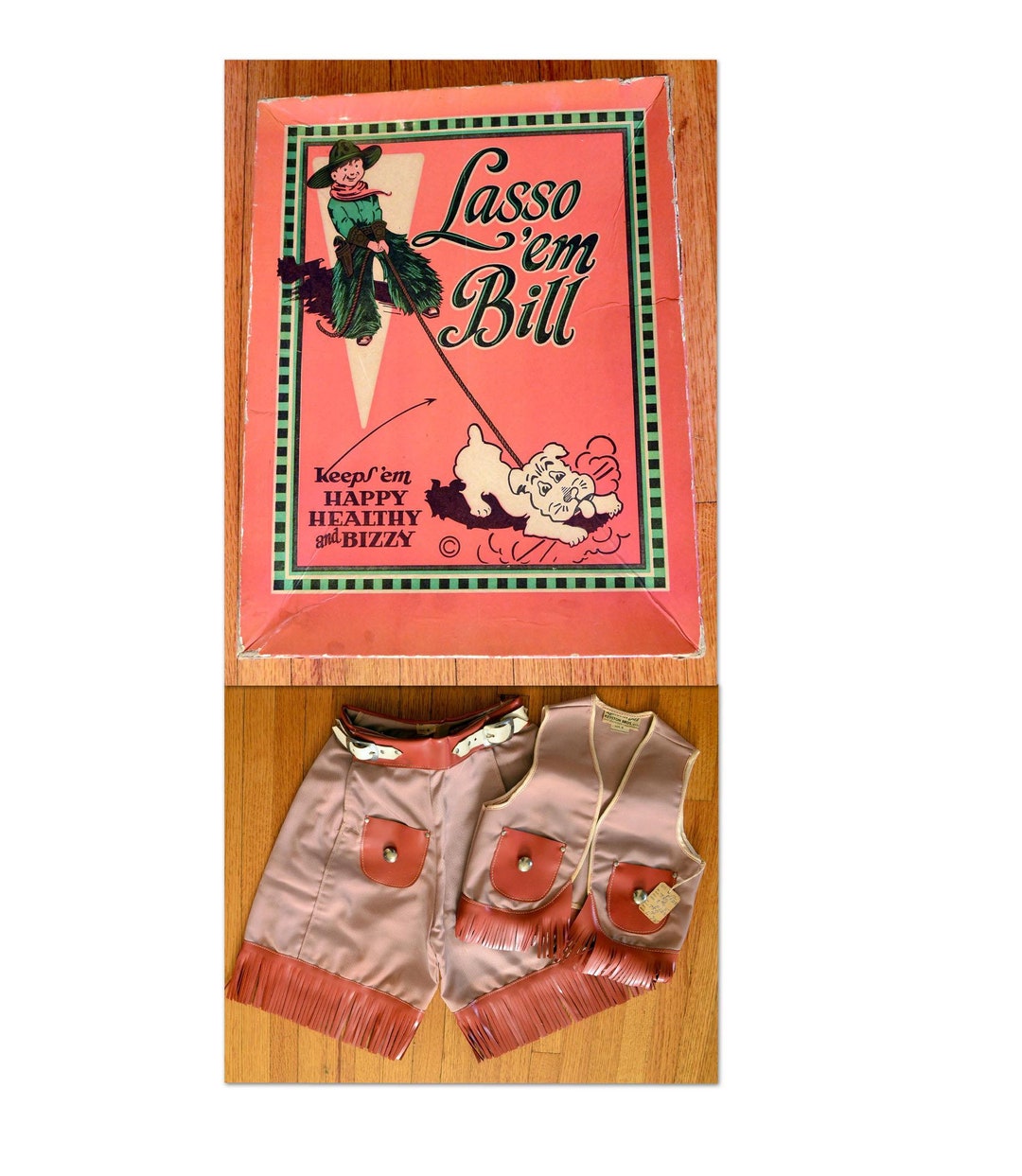 Original 1950s Vintage LASSO EM BILL New-old-store Stock Cowgirl Outfit ...