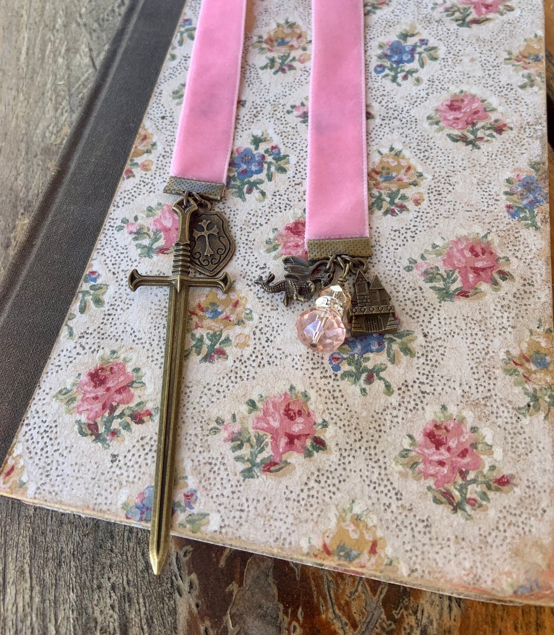 Princess Fairytale Birthday Party Favors Sword Velvet Bookmark Unique ...