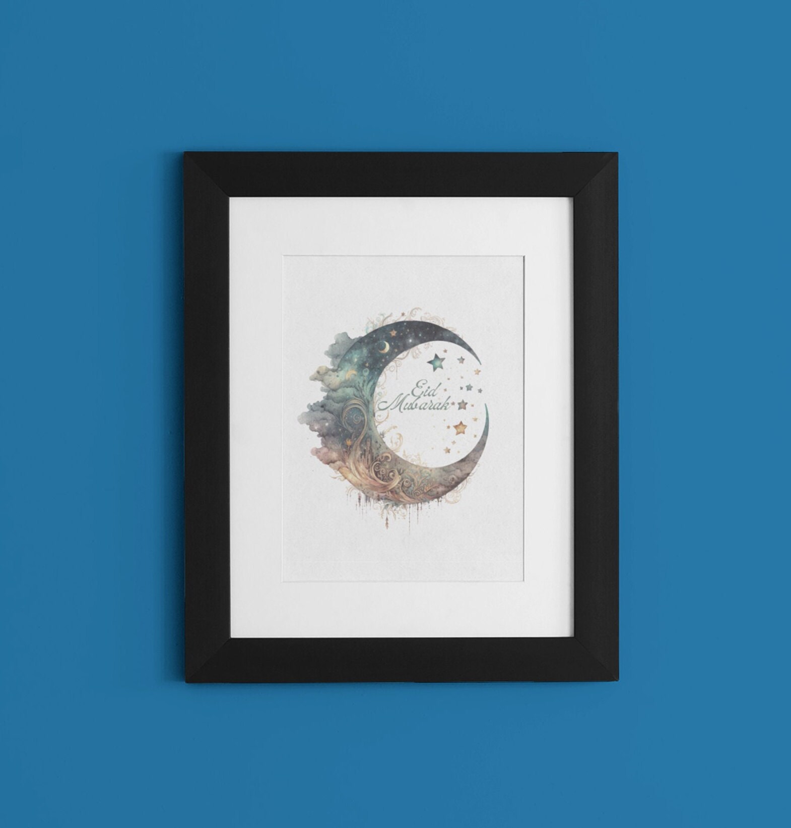 Printable Eid Art Eid Mubarak Happy Eid Eid Decoration Printable ...