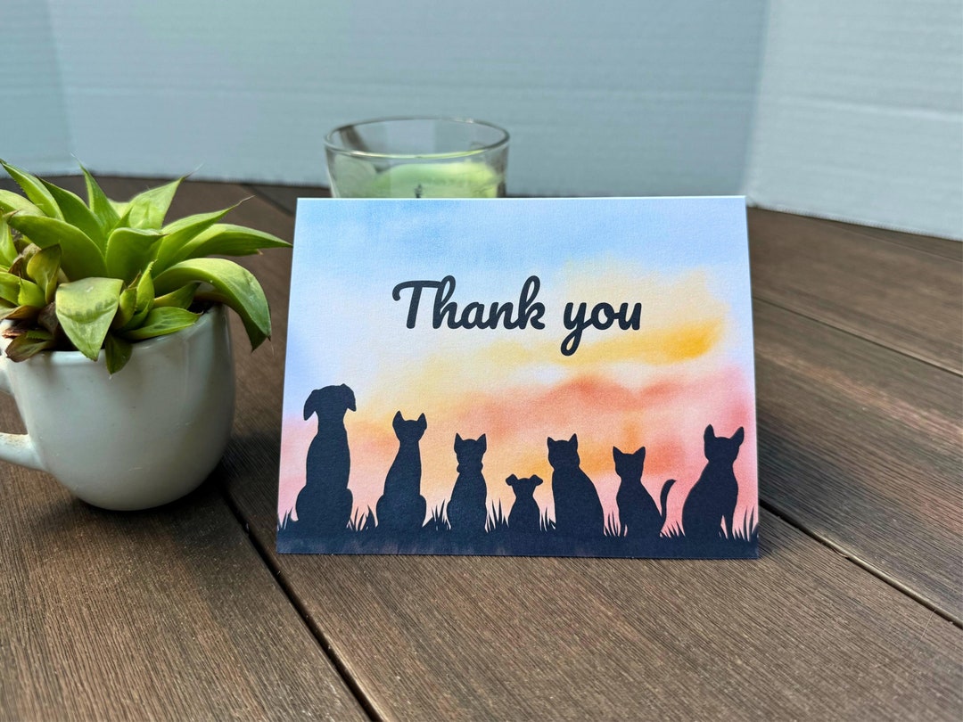 Vet Thank You Card -vet Tech Thank You- Vet Tech Week- Groomer Gift ...