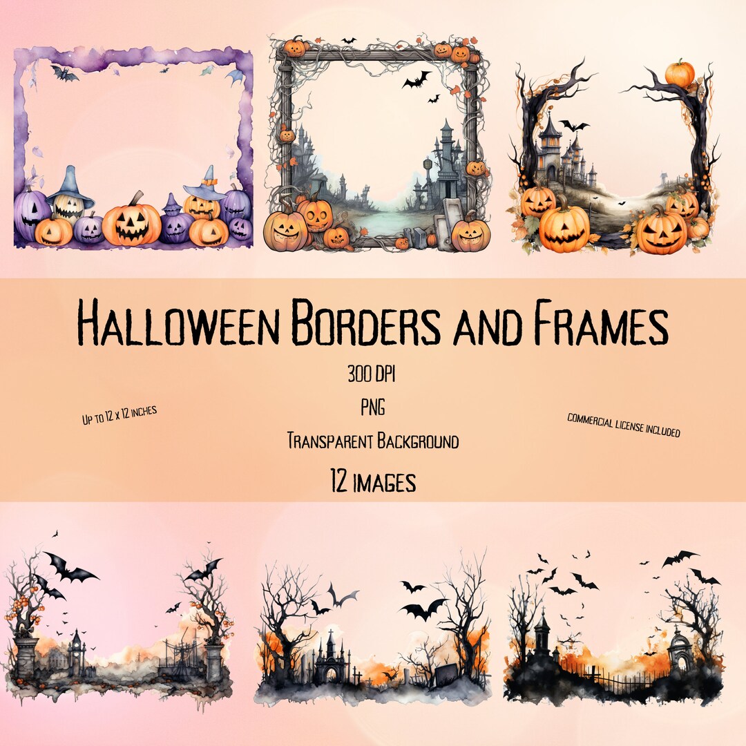 Halloween Border Clipart Halloween Frame Clipart Halloween Clipart ...