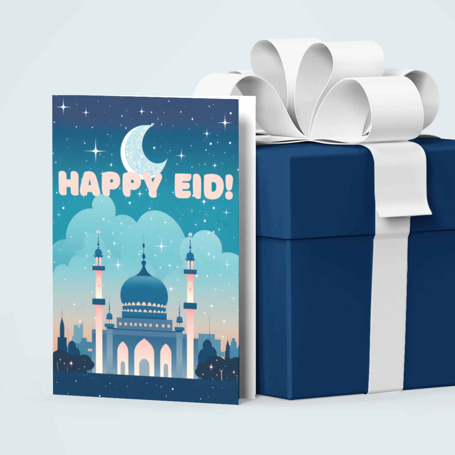 Printable Eid Cards - 3 Card Bundle - Happy Eid Card- Eid Cards for ...
